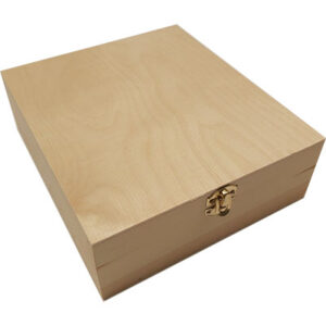 Houten theedoos krans met foto - Gifts & Prints